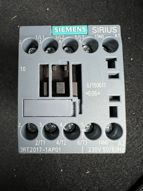 Siemens 3rt2017-1ap01 3rt2 017-1ap01 E-stand 06 Power Contactor for ...