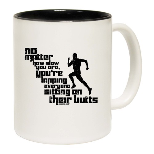 Running Pb No Matter How Slow You Are GIFT BOXED Funny Mugs Novelty ...