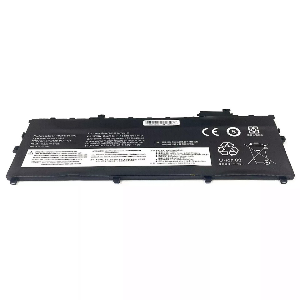akku für Lenovo Thinkpad X1 Carbon 5th 6th Akku 01AV494 SB10K97586 | eBay