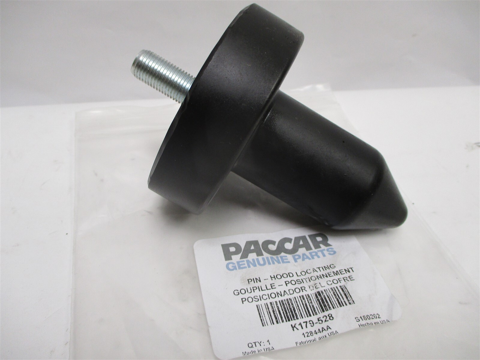 K179-528 GENUINE PACCAR HOOD LOCATING PIN FOR KENWORTH T800 T2000 W900 ...