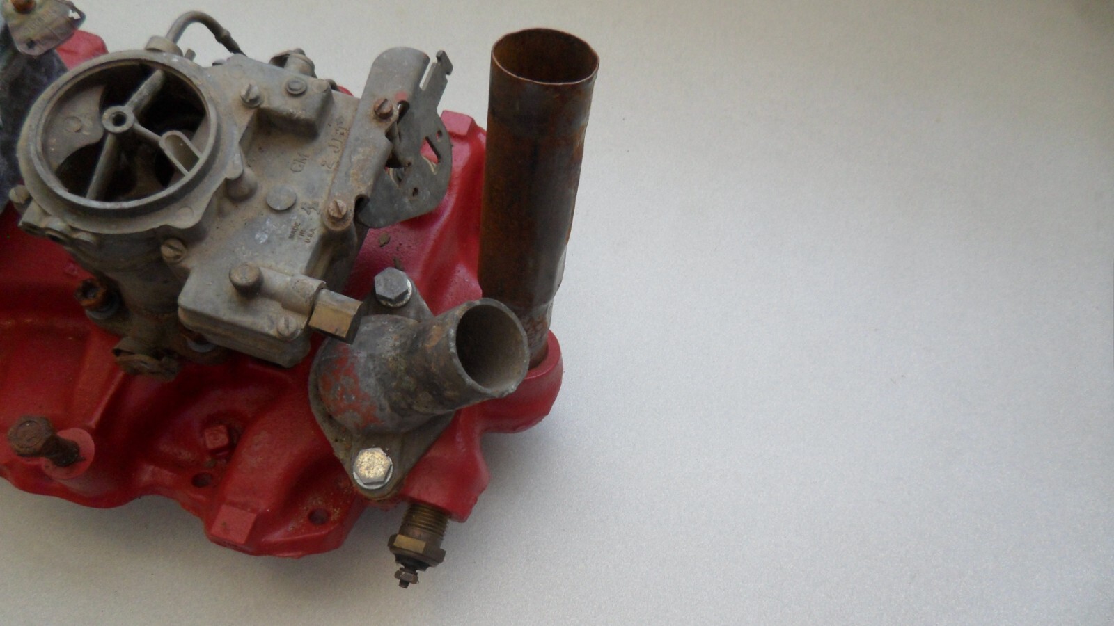 1958-1961 Chevy 348 Tri Power Intake Manifold 3x2 Rochester Carbs Hot ...