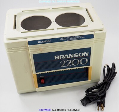 BRANSON B-2200R-1 2200 2.8L Bransonic Ultrasonic Cleaner *NO HEATER ...