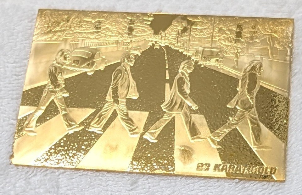 Beatles Abbey Road Gold Card Trading Paul McCartney CCG Games Studios ...