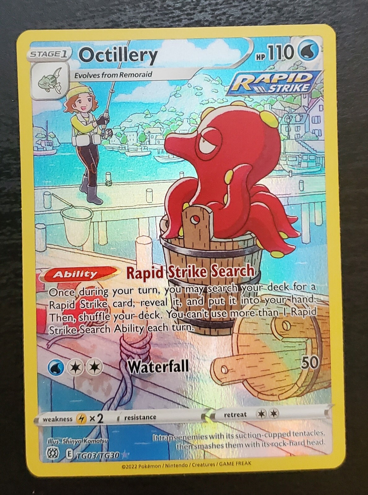 Octillery TG03/TG30 Pokémon Brilliant Stars Full Art Trainer Gallery ...