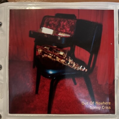 SONNY CRISS OUT OF NOWHERE CD in a Sleeve Package (SEE DESCRIPTION ) | eBay
