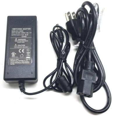 New Original OEM SOY 12V 5A AC/DC Adapter&Cord for Kingdel NC590 ...