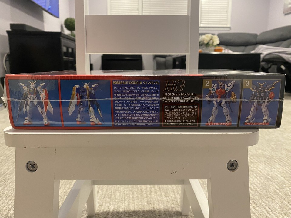 Wing Gundam 1/100 HG Model Kit Gundam Wing Bandai (Sealed Box Never ...