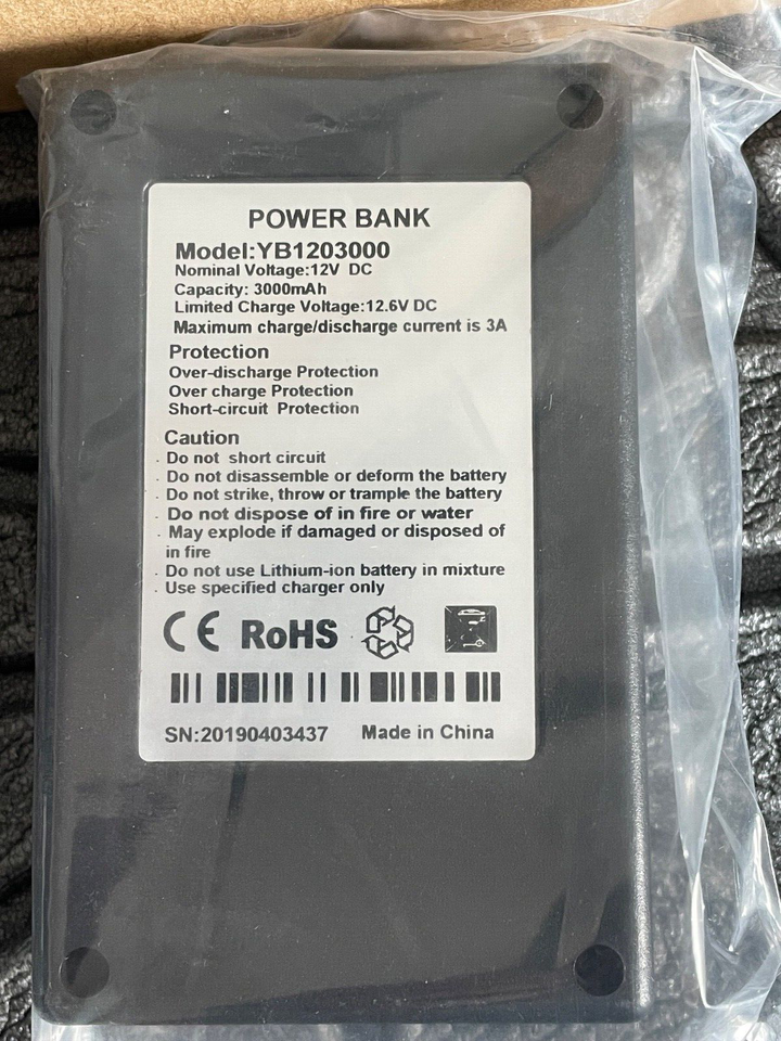 Talentcell Rechargeable 12V 3000mAh Lithium ion Battery Pack Li-ion | eBay