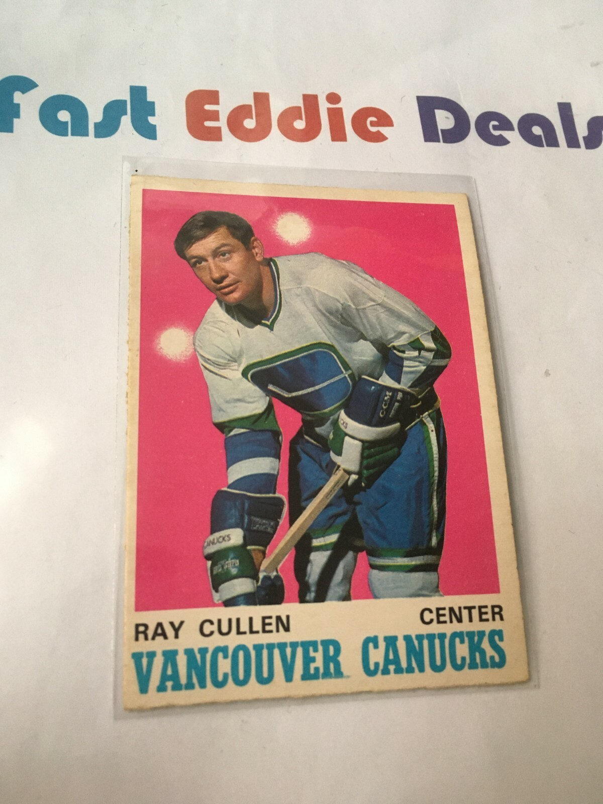 1970-71 O-PEE-CHEE HOCKEY CANADA RAY CULLEN CARD 228 VANCOUVER CANUCKS ...