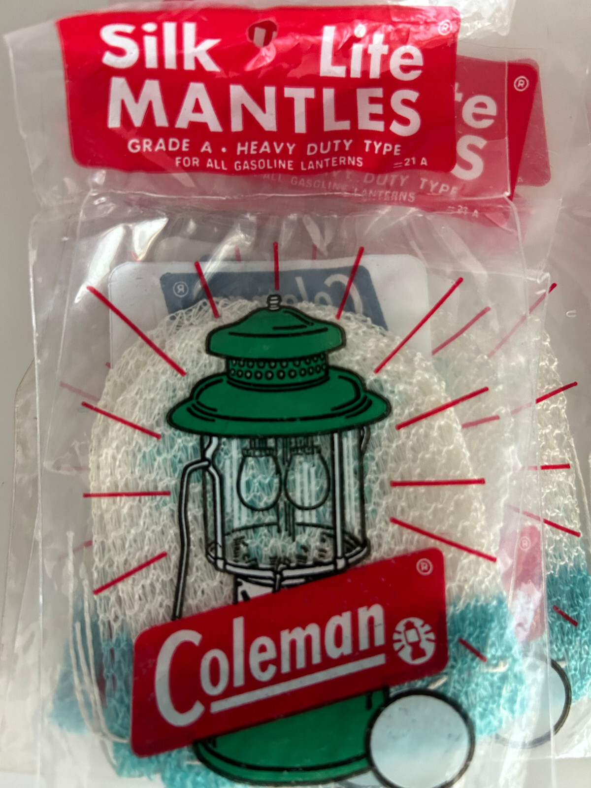 NOS Coleman Silk Lite Grade A Heavy Duty Mantles #21A Made In USA | eBay