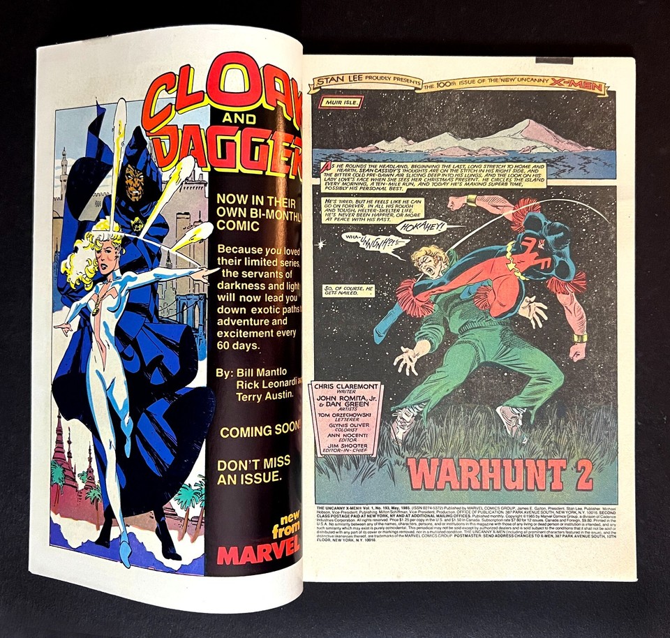 Uncanny X-Men #193 Hi-Grade 1st Firestar & 1st Warpath in Costume ...