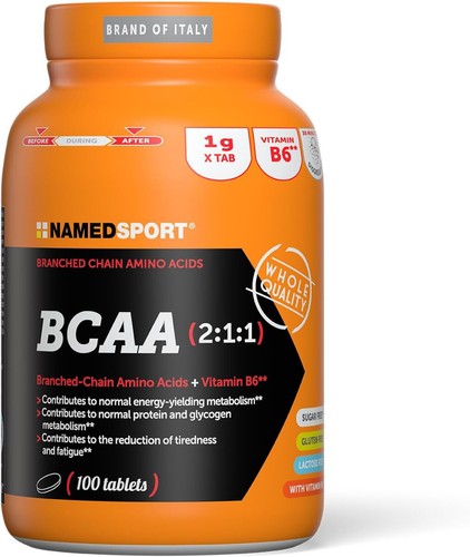 NAMEDSPORT BCAA 2:1:1, Supplement based on Branched Amino Acids and ...