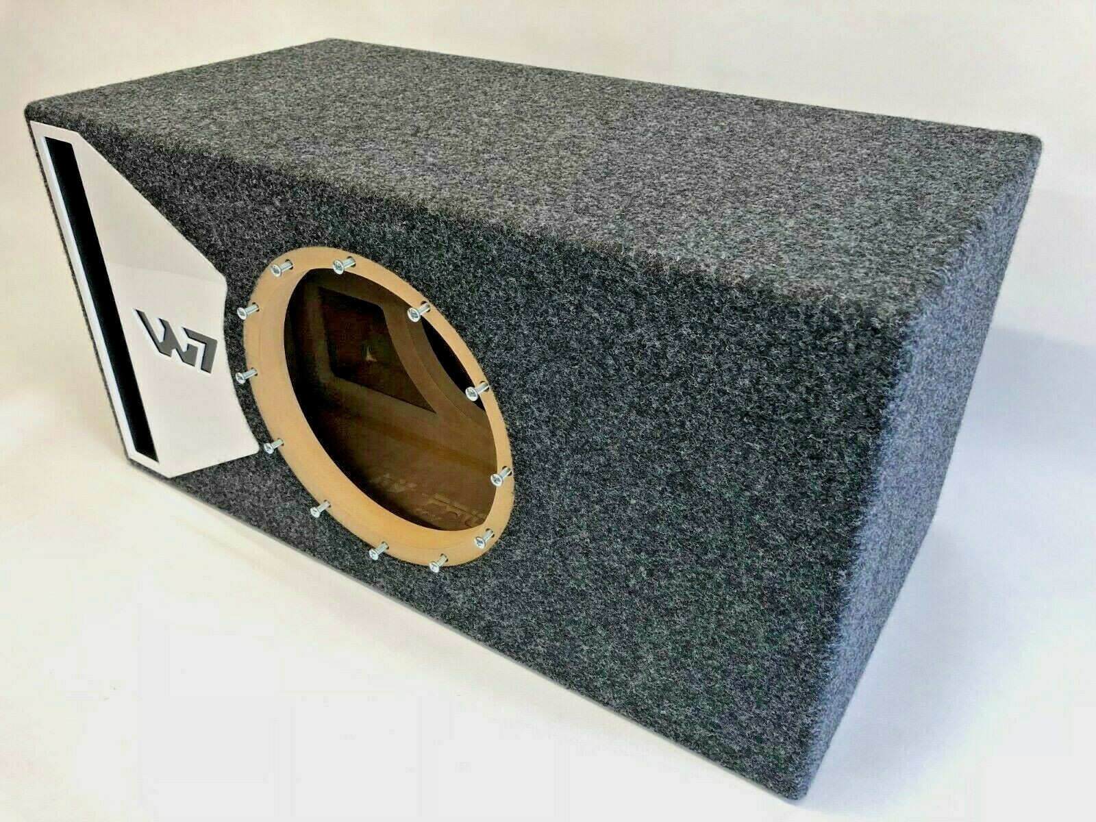JL Audio 10W7 AE ported subwoofer box SPECIAL EDITION with white plexi ...