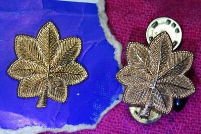 US Army military Colonel Oak leaves badges insignia pins C2232 | eBay