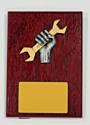Spanner Car Show Golf Wooden Plaque Trophy 125x175mm with Stand ...