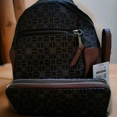NEW Backpack Purse And Wallet Set Brown And Black W/O Tags On Bag | eBay