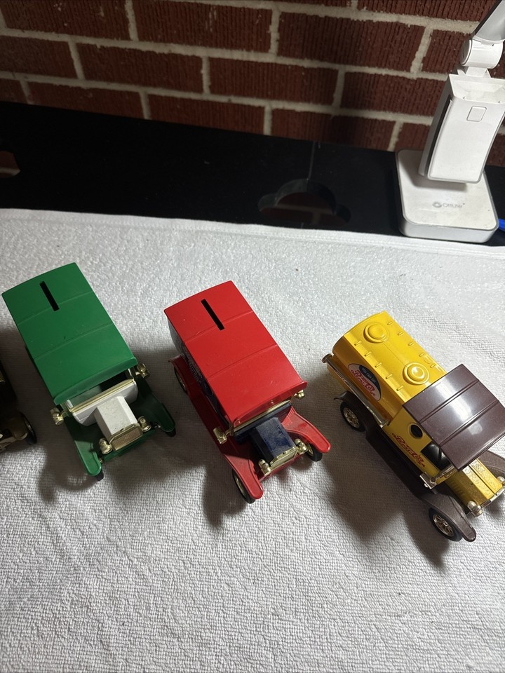 Golden Classic Die-Cast Pepsi-Cola Coin Bank 1:24 Lot Of 4+ 1 Regular ...