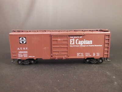 HO SCALE SANTA FE ATSF 186028 EL CAPITAN 40' BOX CAR | eBay