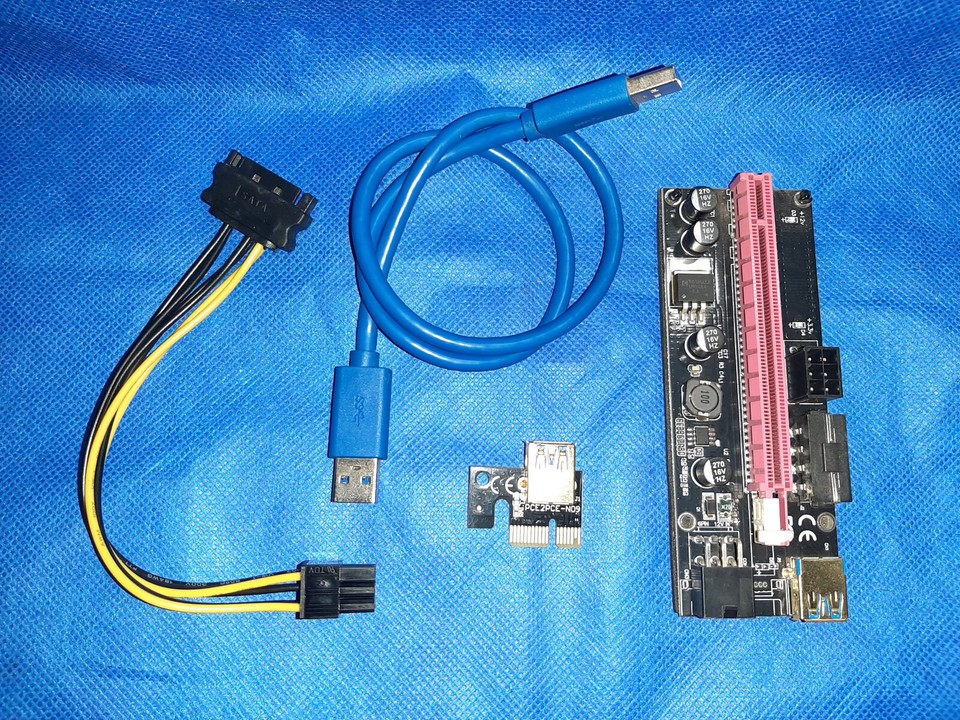 (12) PCI-E 1X to USB 3.0 GPU Mining Risers PCIe | eBay