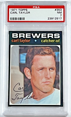 1971 TOPPS CARL TAYLOR #353 PSA 7 | eBay