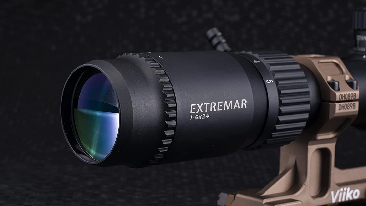 1-5X24 Rifle Scope Long Eye Relief Scope LPVO 7.6’ Eye Relief Huge Eye ...