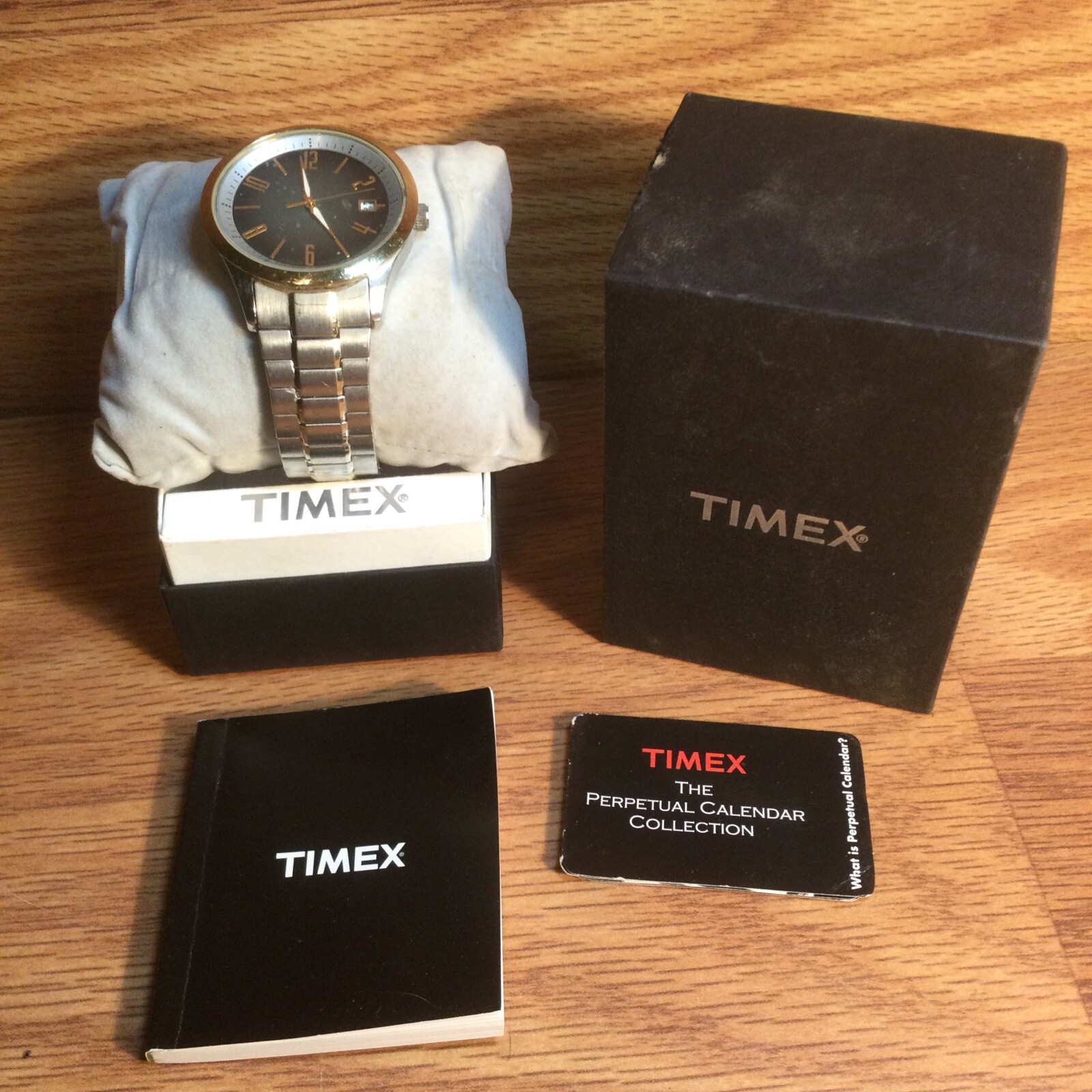 Timex The Perpetual Calendar Collection GoldMatte Sil… - Gem