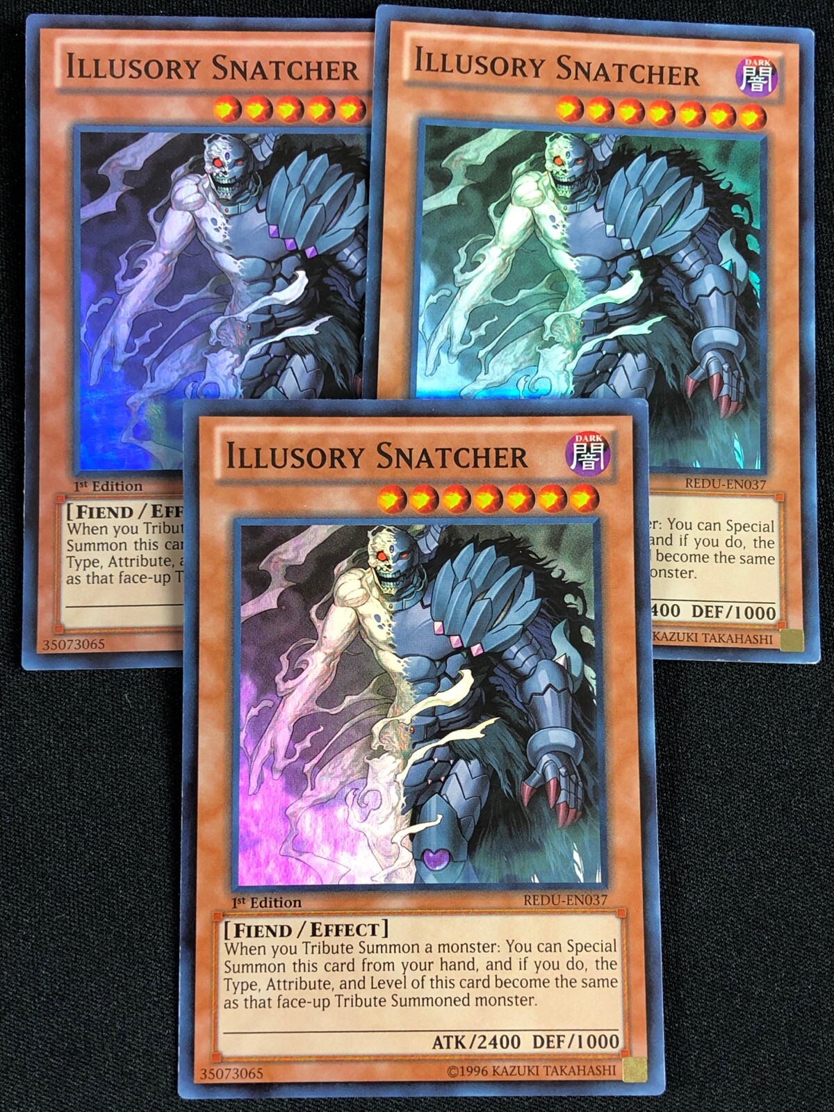 YUGIOH ILLUSORY SNATCHER REDU-EN037 1ST SUPER X3 (NM) | eBay