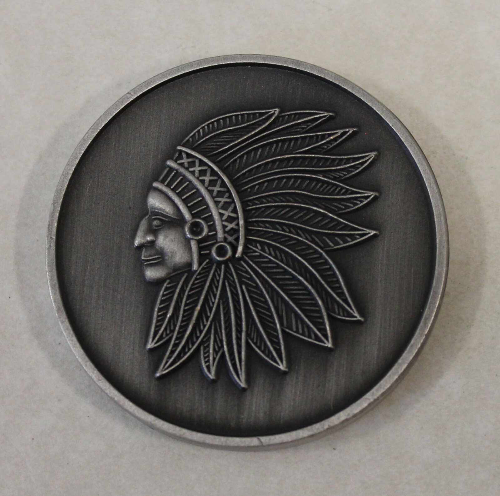 Chief / CMSgt Antique Silver Finish Air Force Challenge Coin / Current ...