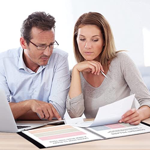 Dunwell Landscape Binder with Sleeves - (8.5x11), 24-Pocket Horizontal ...