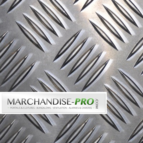 PLAQUE DAMIER TOLE ALUMINIUM BRUT STRIÉE ANTI-DERAPANTE GRAIN DE RIZ | eBay