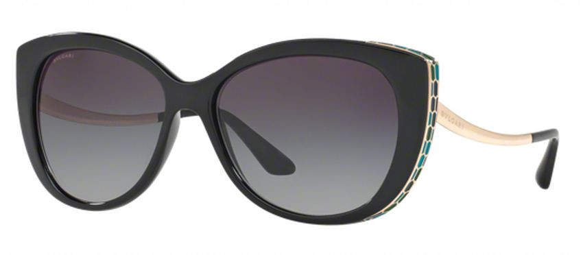Bvlgari SERPENTI BV 8178 black/grey shaded (901/8G) Sunglasses | eBay