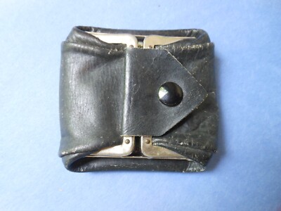 1920s Antique Metal Hinged Hobo Change Leather Purse Snap Pouch Wallet ...