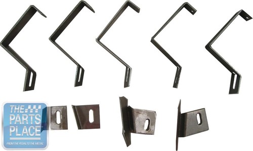 1970-72 Pontiac GTO LeMans Rear Valance Panel Bracket Set 9 Pieces | eBay