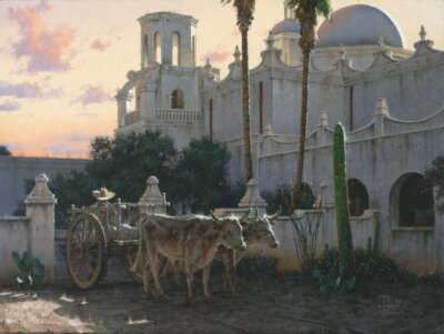 George HALLMARK " La Paloma Blanca " Giclee on Canvas Signed Mexico ...