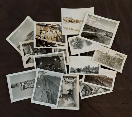 Wwii/korean War Photo Lot Construction Tents Base Uniforms Colorado ...