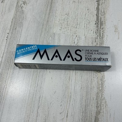 Maas Metal Polish 4 oz For All Metals Polishing Creme Concentrated ...