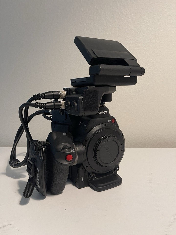 Canon EOS C300 Mark II Cinema Camera – 756 Hours – Monitor, Handle ...