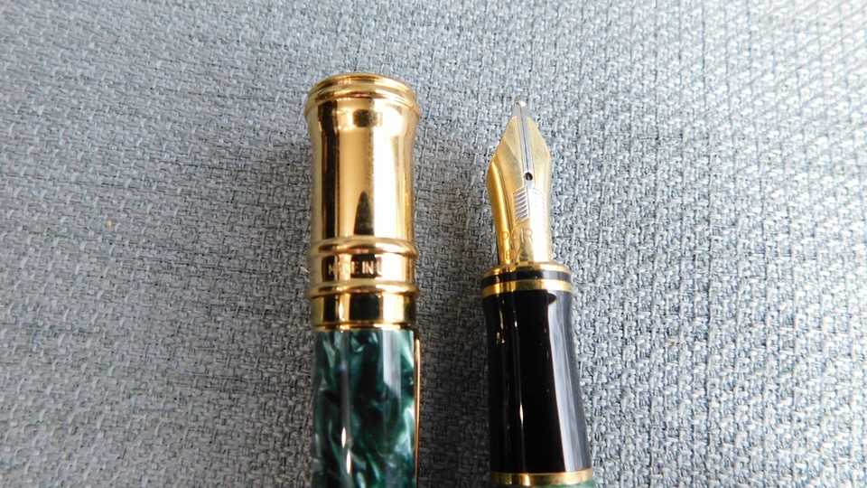 Vintage Parker Pen Duofold Fountain Pen & Ballpoint Centennial MK1 ...