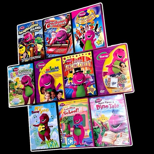 Lot of 10 Barney & Friends DVDs Lot. Educational Learning Bundle. 3 NEW ...