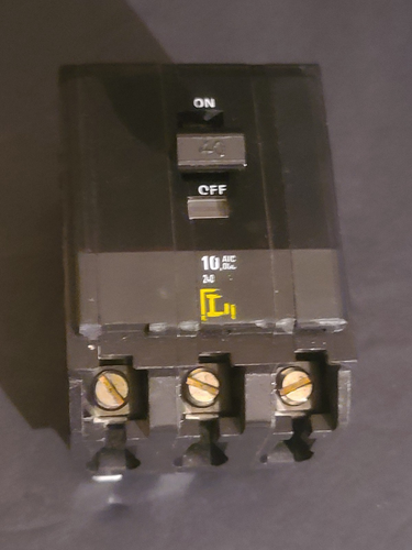 TESTED GOOD Square D QO340 40 Amp 3 Pole QO Circuit Breaker 40A 3P 3Ph ...