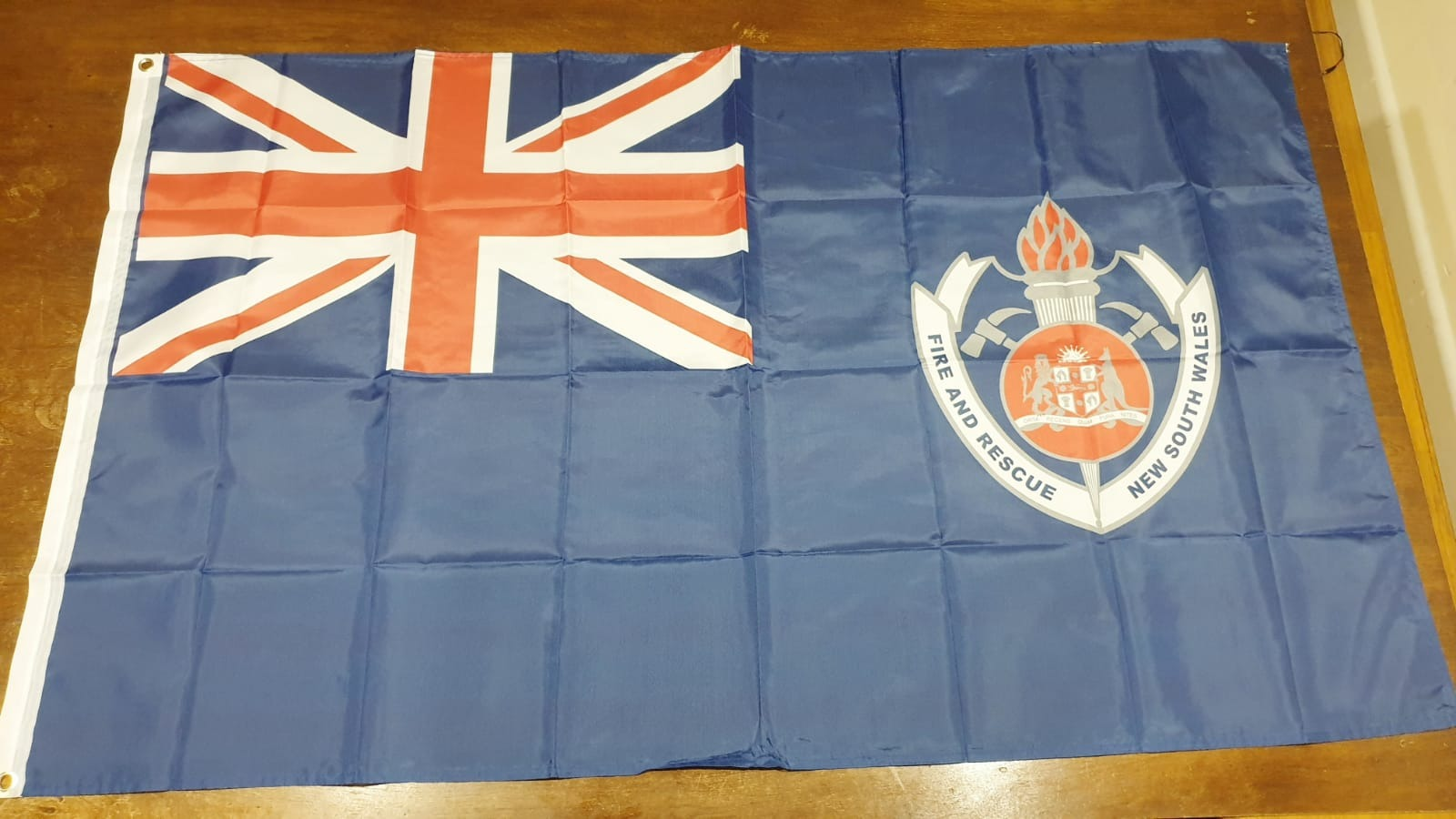 NEW SOUTH WALES FIRE AND RESCUE FLAG POSTER SES NSWFR BUSH SERVICE 3 x ...