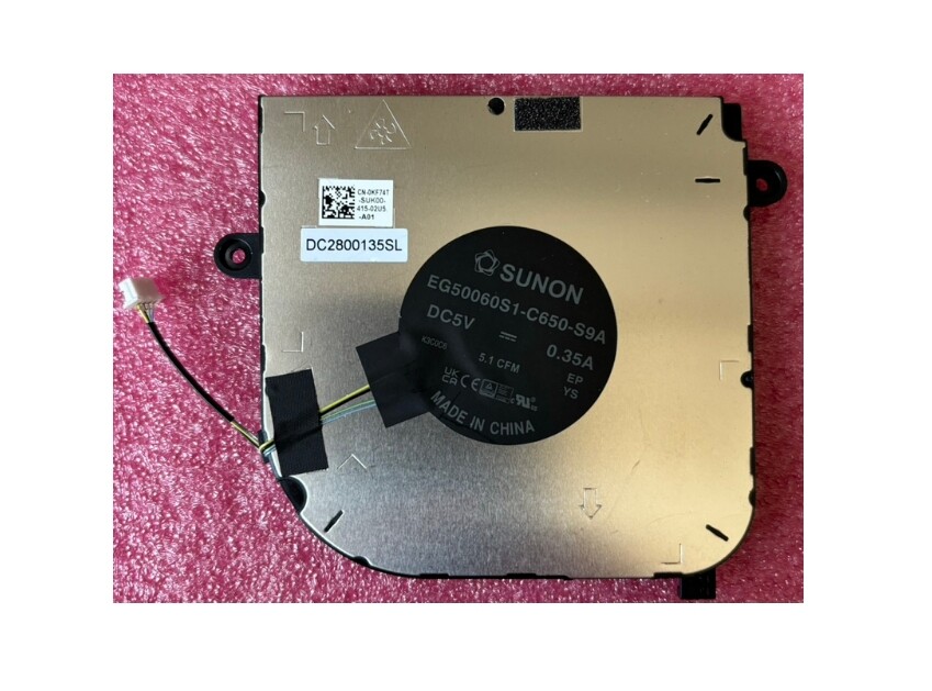 For Dell Latitude 5440 Precision 3480 Laptop CPU Cooling Fan 0KF74T ...