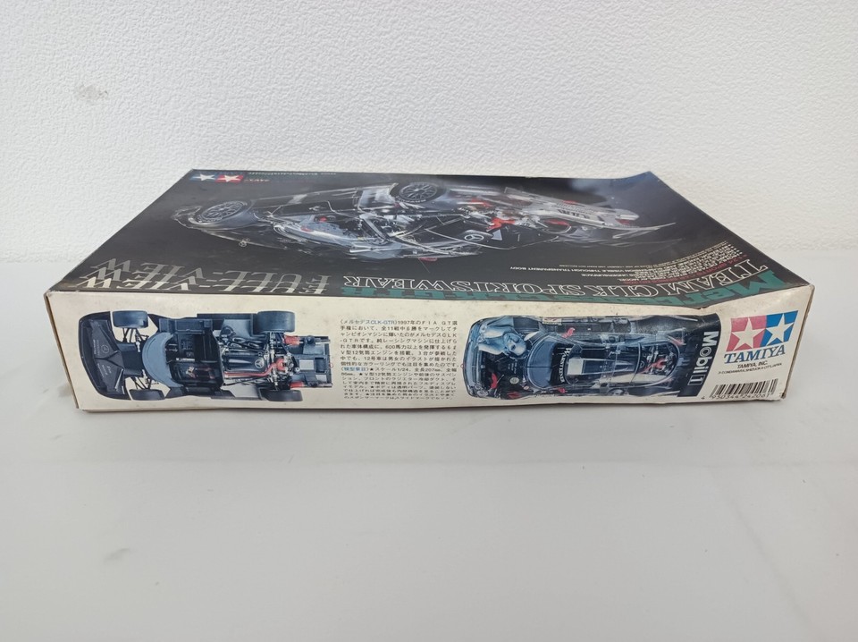 Full View TAMIYA 1/24 Mercedes CLK-GTR Team CLK Sportswear Model Kit ...