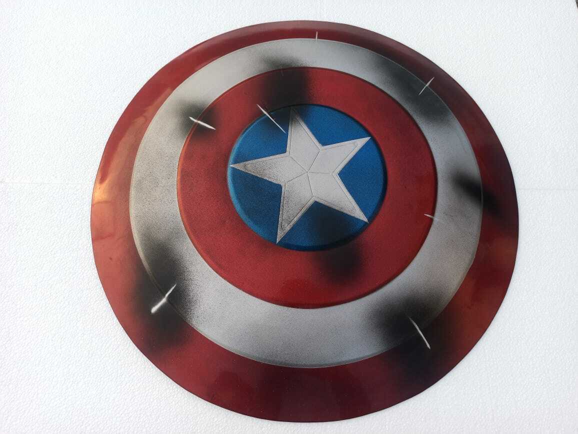 Authentic Metal Captain America Shield US Agent Shield Metal