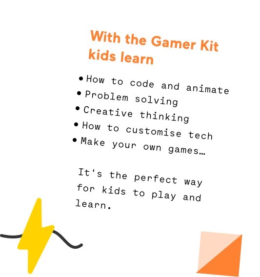 Tech Will Save Us Gamer Kit (Ready-Soldered) DIY S.T.E.M. Educational ...