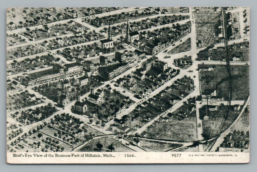 Map Of Hillsdale Co Mich