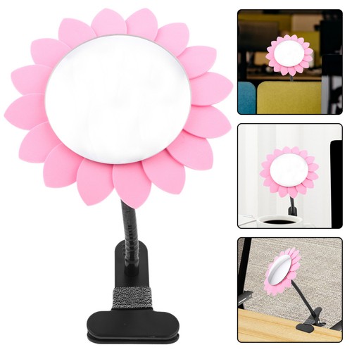 Mirror for Computer Monitor Clip-on Hand Security Cubicle Compact ...