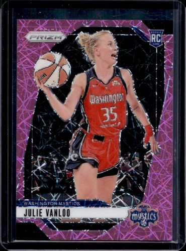 2024 Panini WNBA Prizm Julie Vanloo RC Pink Velocity Rookie #20/79 ...