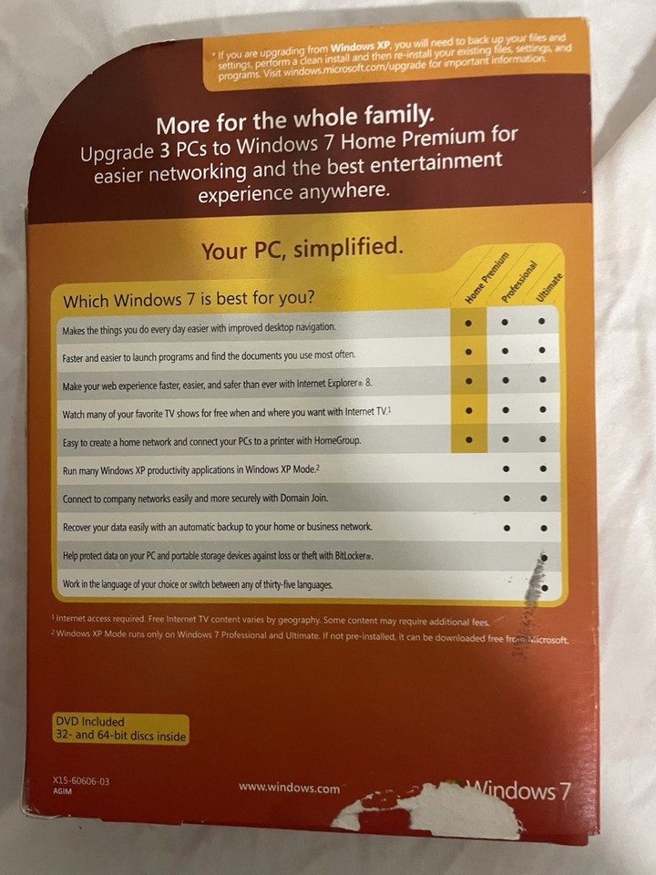 Microsoft Windows 7 Home Premium SoftwareW/Product Key | eBay