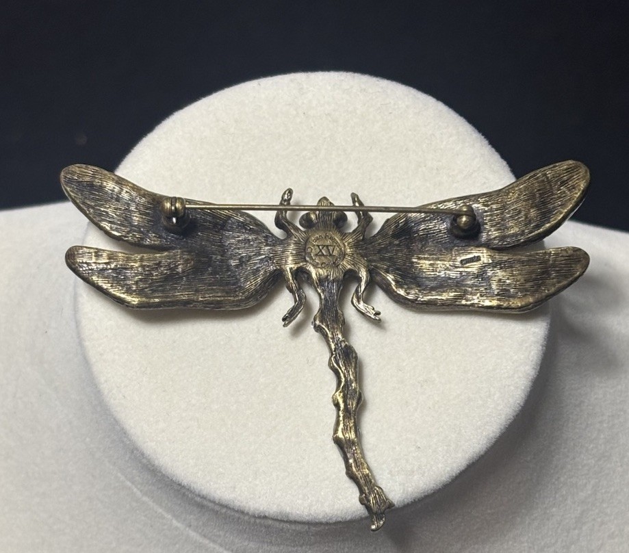 Joan Rivers Dragonfly Fire Opal Pin Brooch Classics Collection XV ...